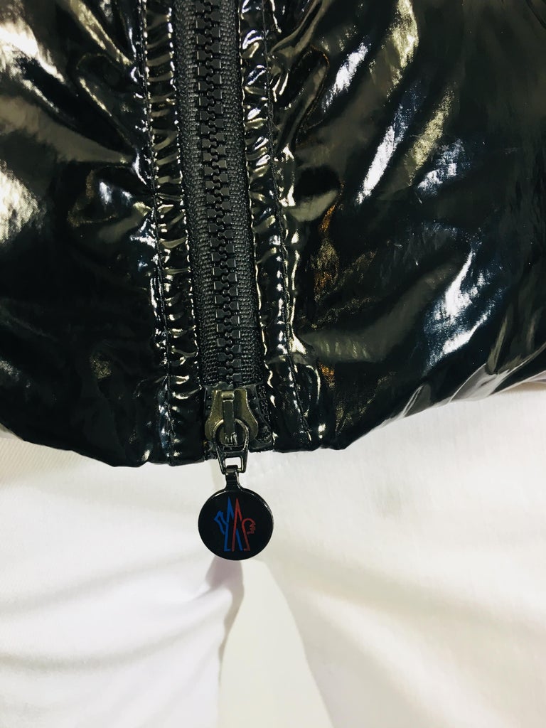Moncler Shiny Puffer Jacket at 1stDibs
