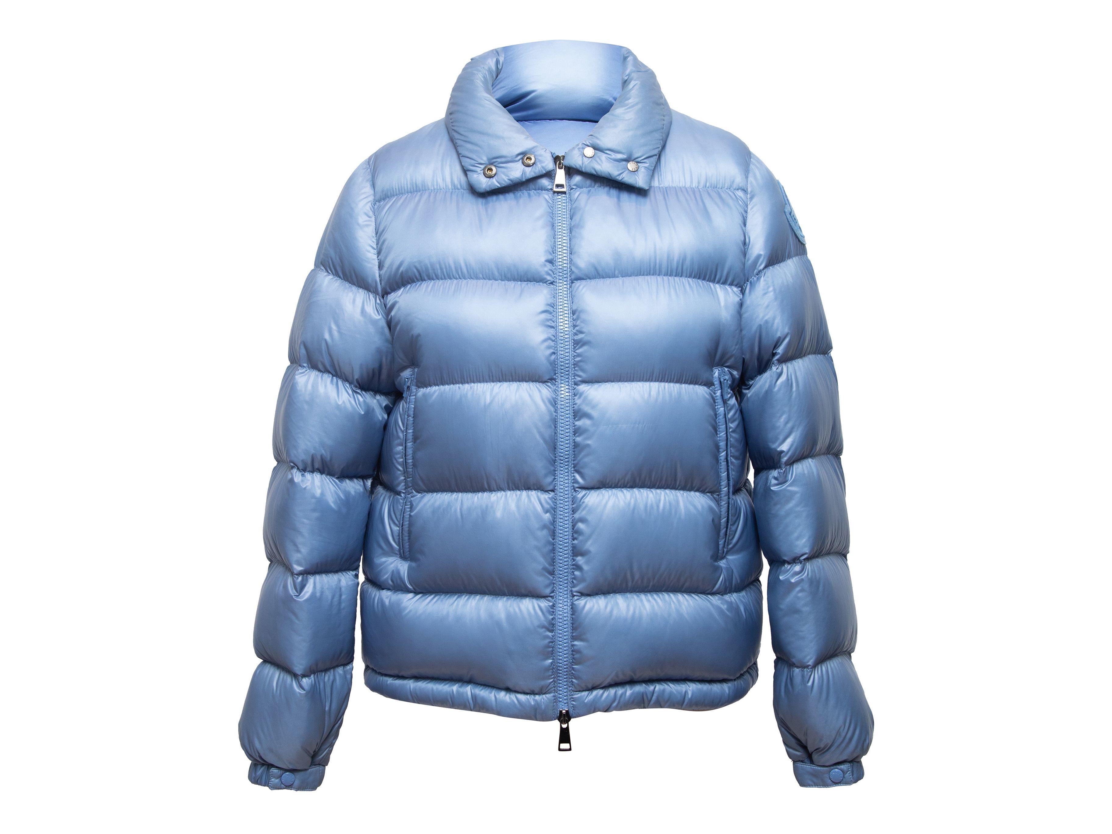 Moncler Sky Blue Down Puffer Jacket For Sale at 1stDibs | sky blue ...