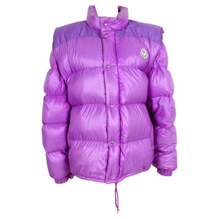 Moncler Vintage Grenoble Pink Goose Down Jacket 1980s For Sale at 1stDibs