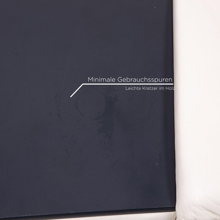 Mondo Leather Sofa White Two-Seat Relax Function Function Couch For ...