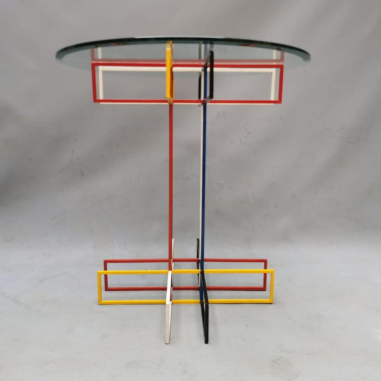 Mondrian Style Table For Sale at 1stDibs