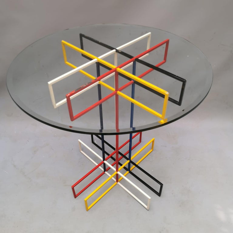 Mondrian Style Table For Sale at 1stDibs