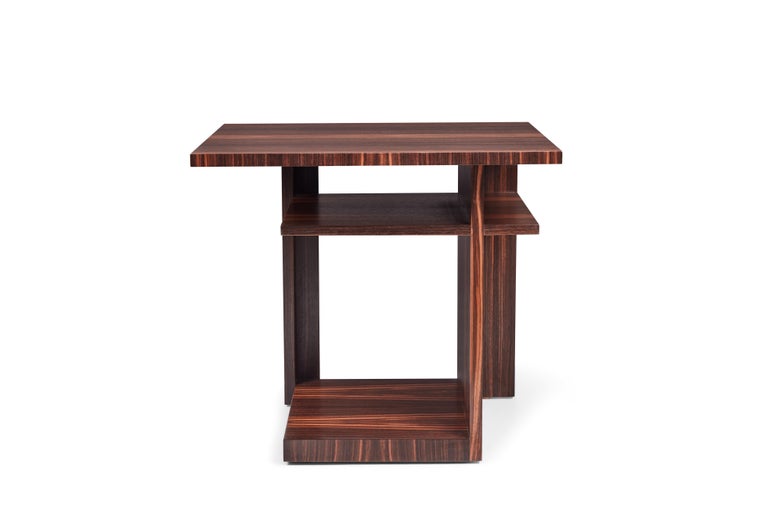 'Mondrian' Wooden Side Table in the Manner of Pierre Chareau For Sale ...