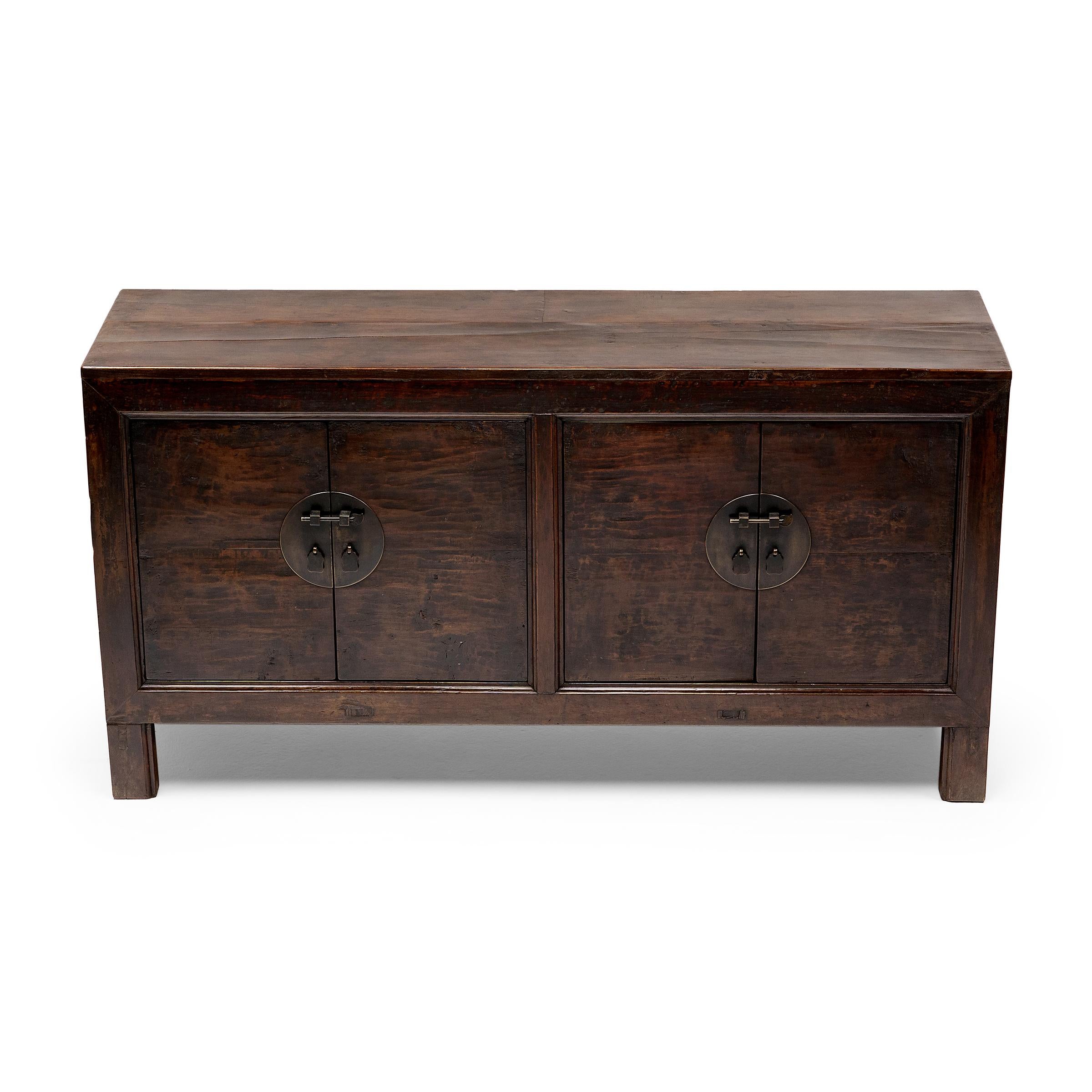 Mongolian Walnut Coffer, c. 1850 For Sale at 1stDibs