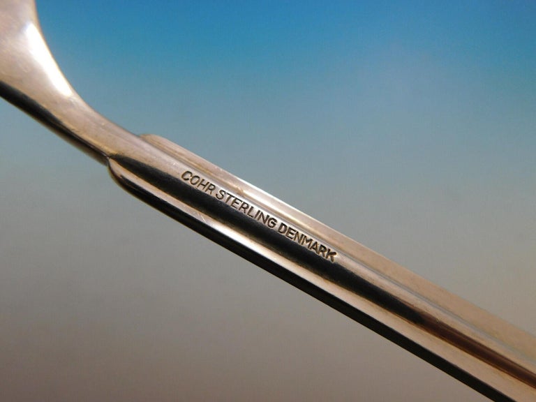 Monica by Cohr Danish Sterling Silver Flatware Set for 6 Service 36 ...