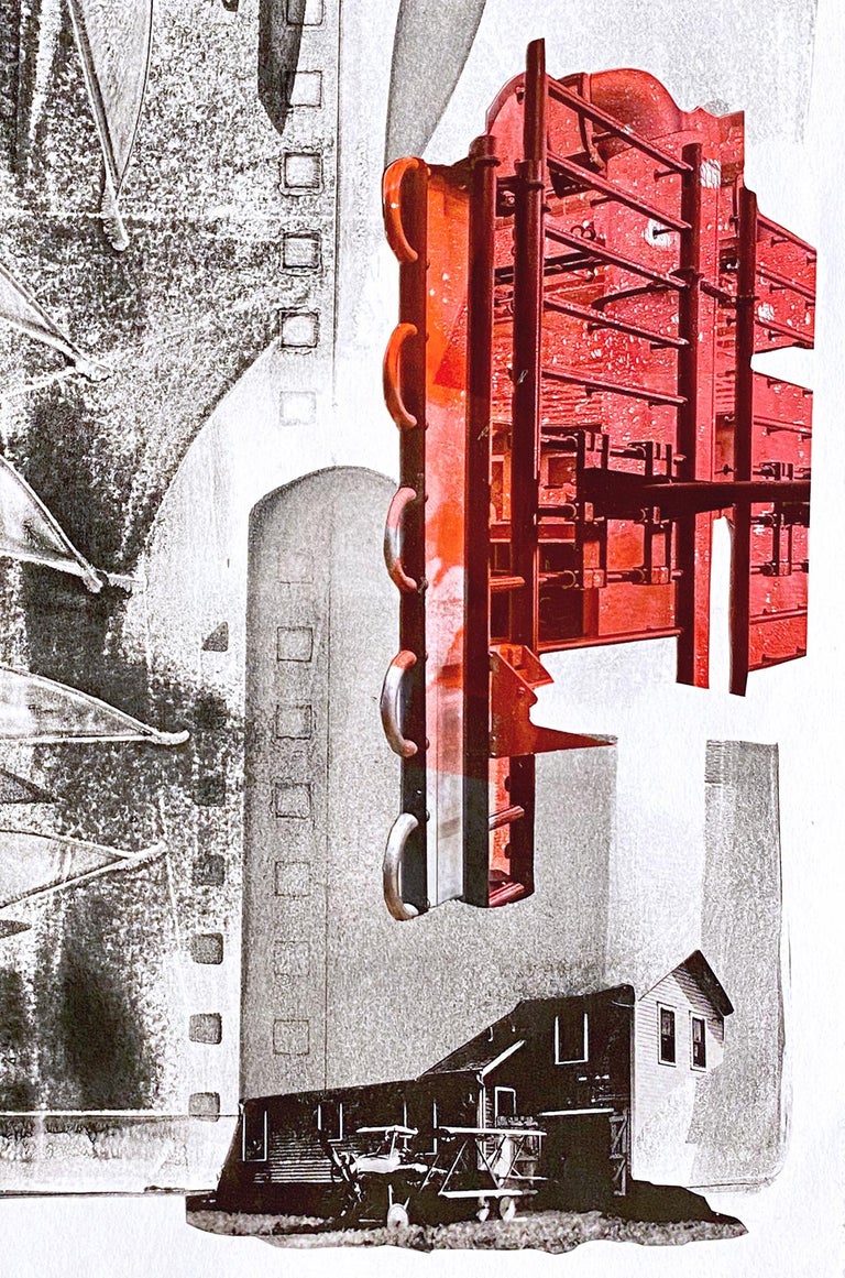 Monica DeSalvo - "Clark Field Tried Calling Mum", minimalist, collage ...