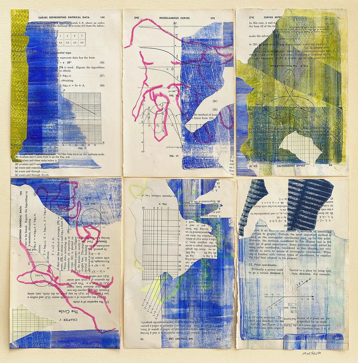 Monica DeSalvo - "A Different Plateau", surreal, collage, acrylic ...