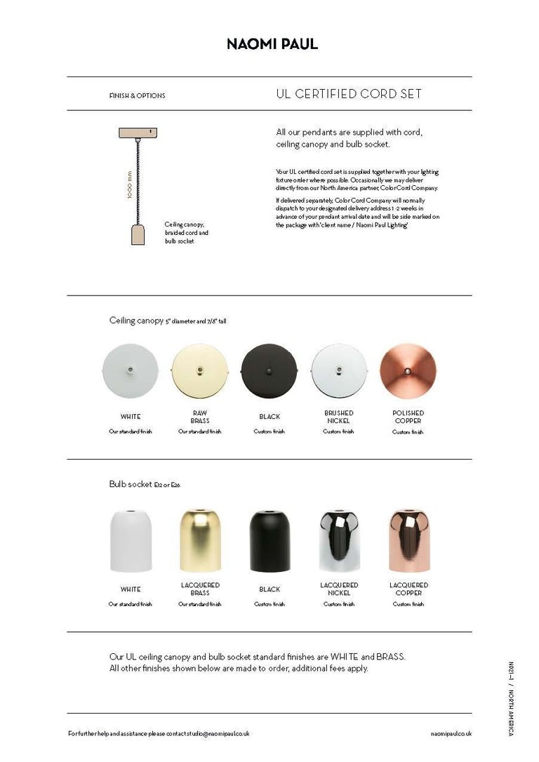 Monika Pendant Light Ø100cm / 39.4in., Hand Crocheted in 100% Egyptian ...