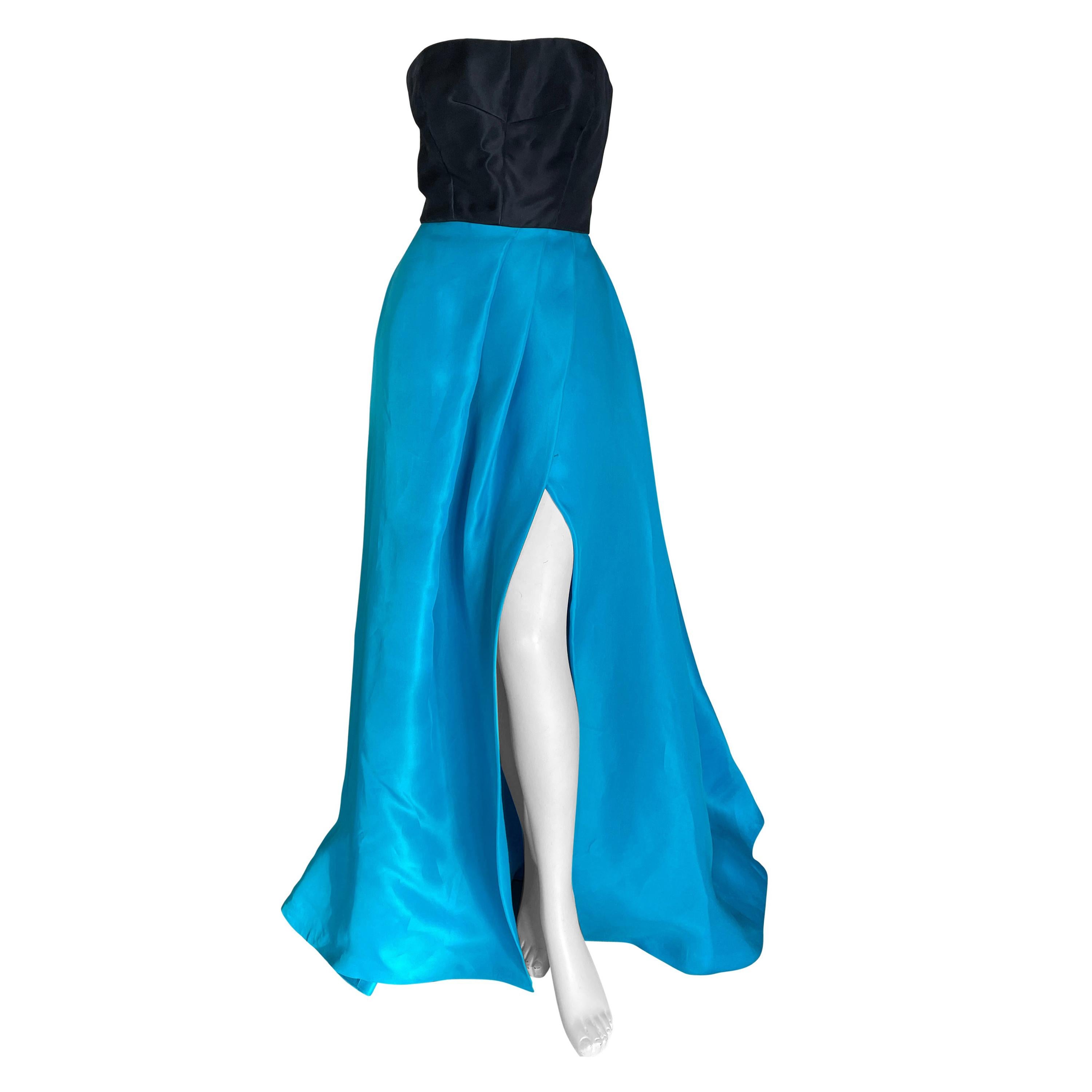 1950's Ruby-Red Beaded Satin Shelf-Bust Halter Cocktail Dress at 1stDibs