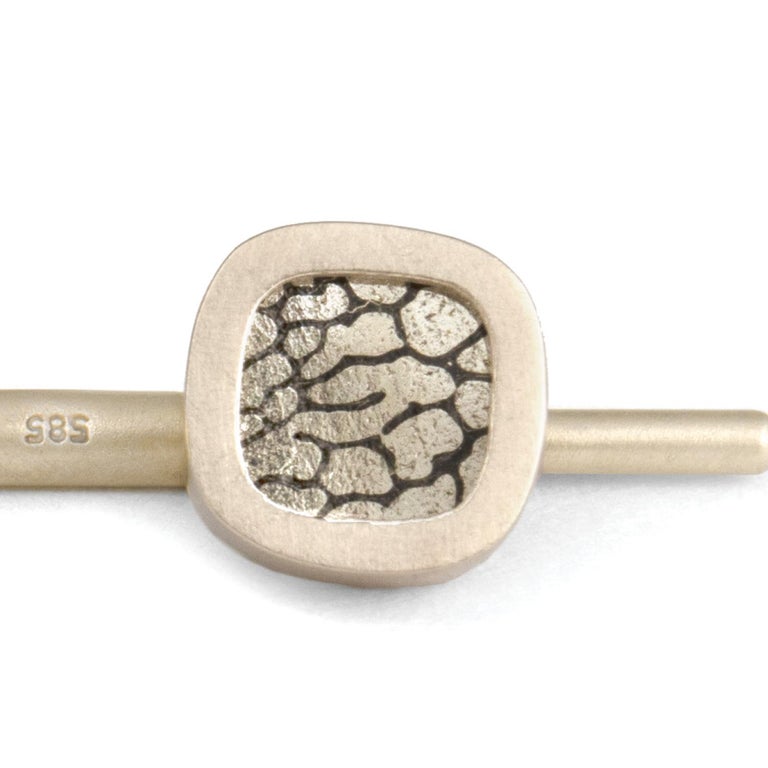 Monique Péan Pyritized Dinosaur Bone Shirt Studs, 18 Carat Recycled ...