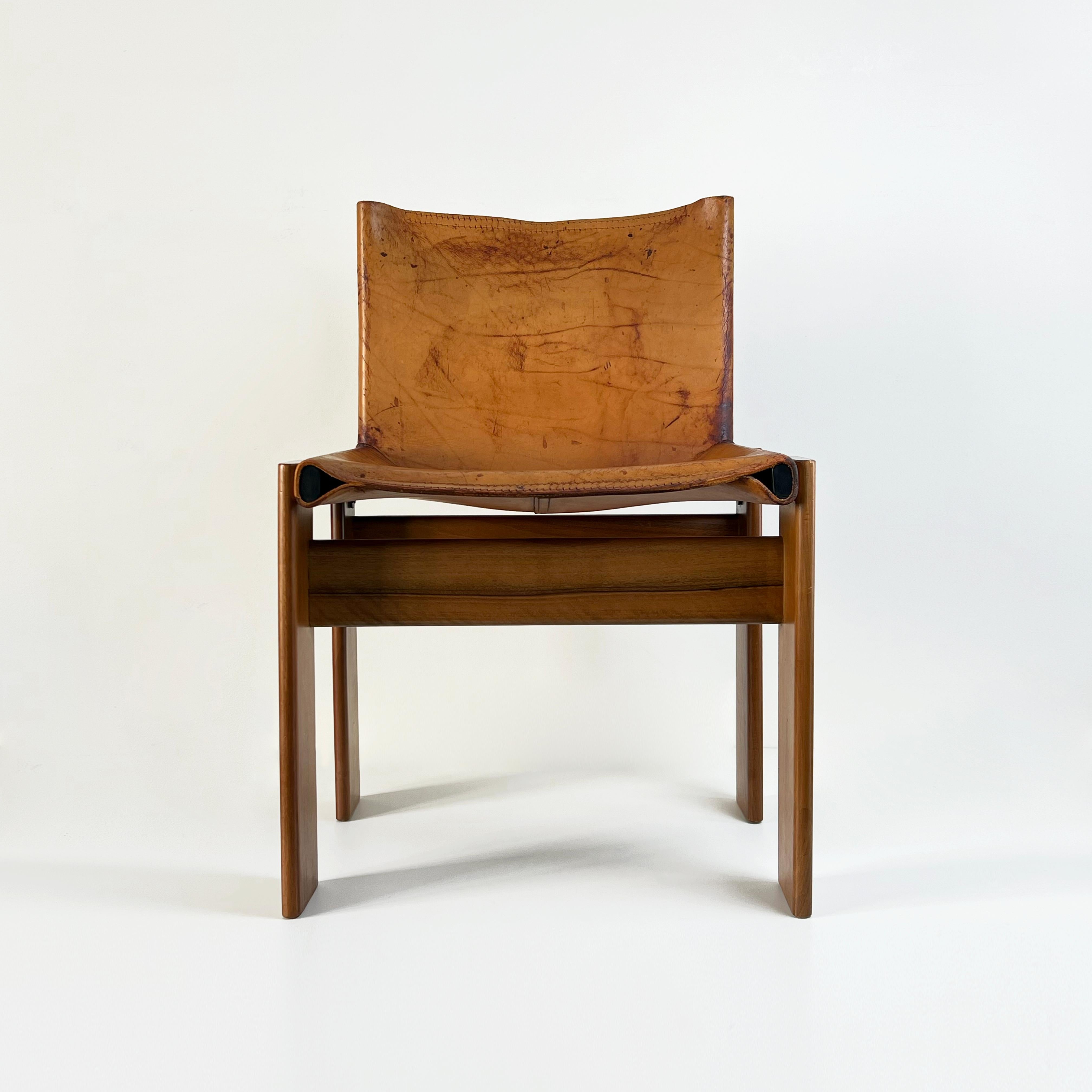 Monk Chair by Afra and Tobia Scarpa for Molteni, Italy, 1974 at 1stDibs