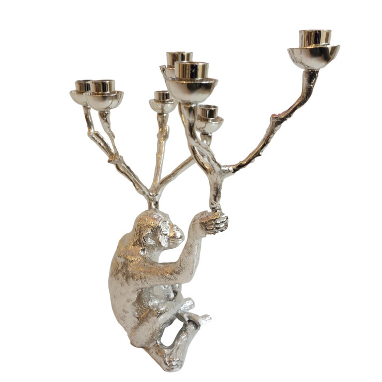 Monkey Candleholder For Sale at 1stDibs | monkey candle holders