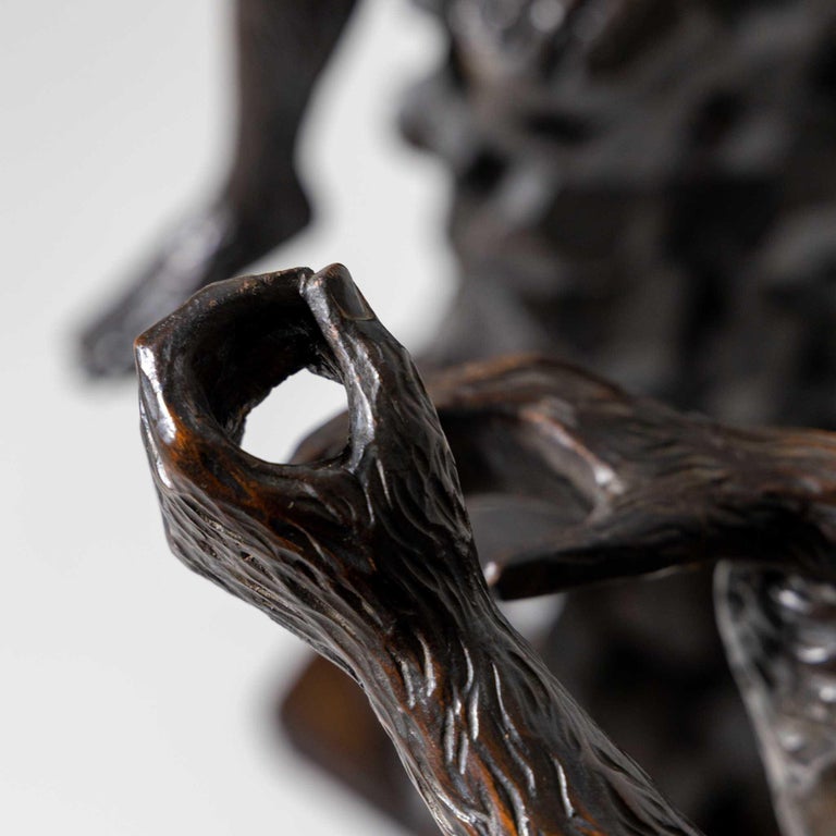 Monkey Sculptures in Walnut, Venetian School, 19th Century For Sale at ...