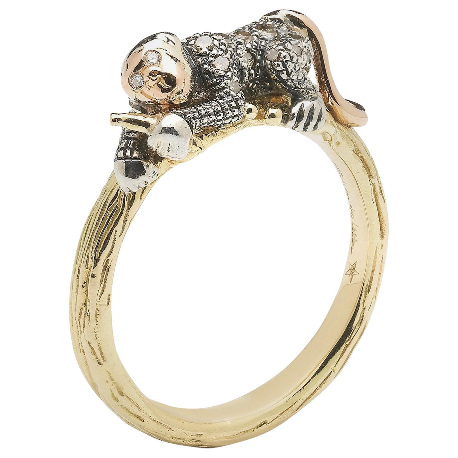 Monkey Ring in a Ring For Sale at 1stDibs