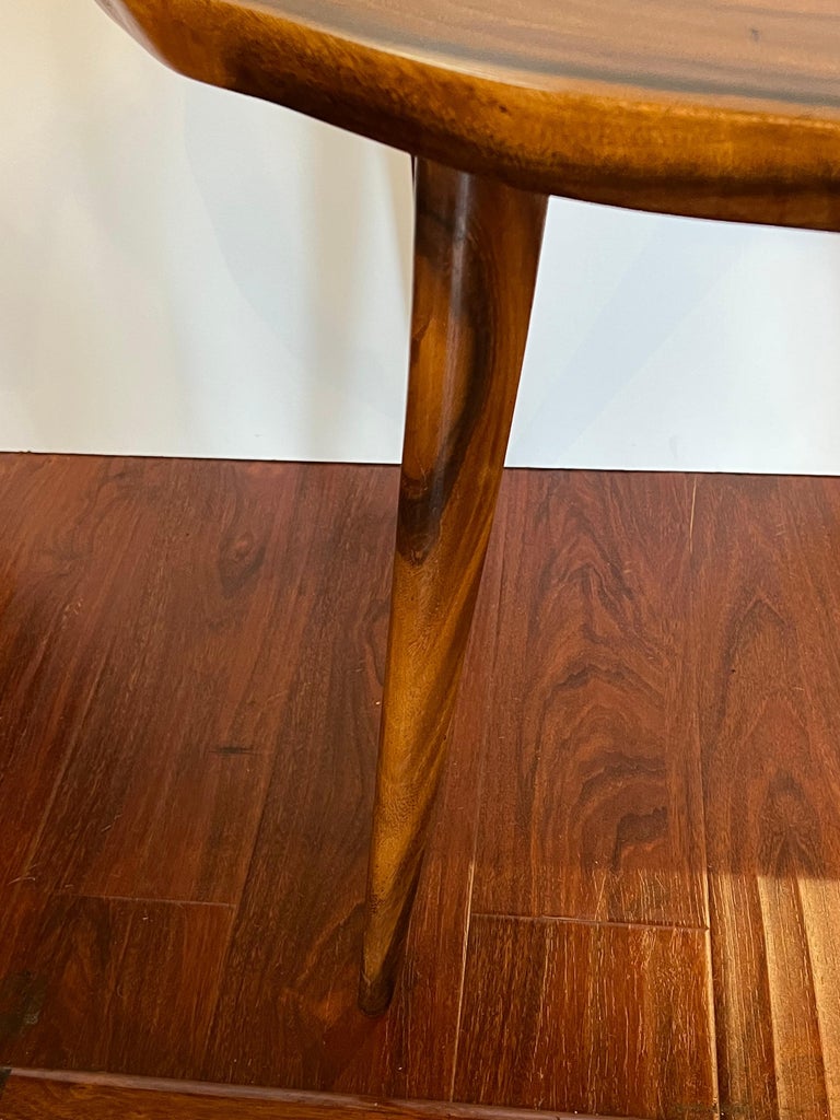 Monkeypod Wood Side Table at 1stDibs
