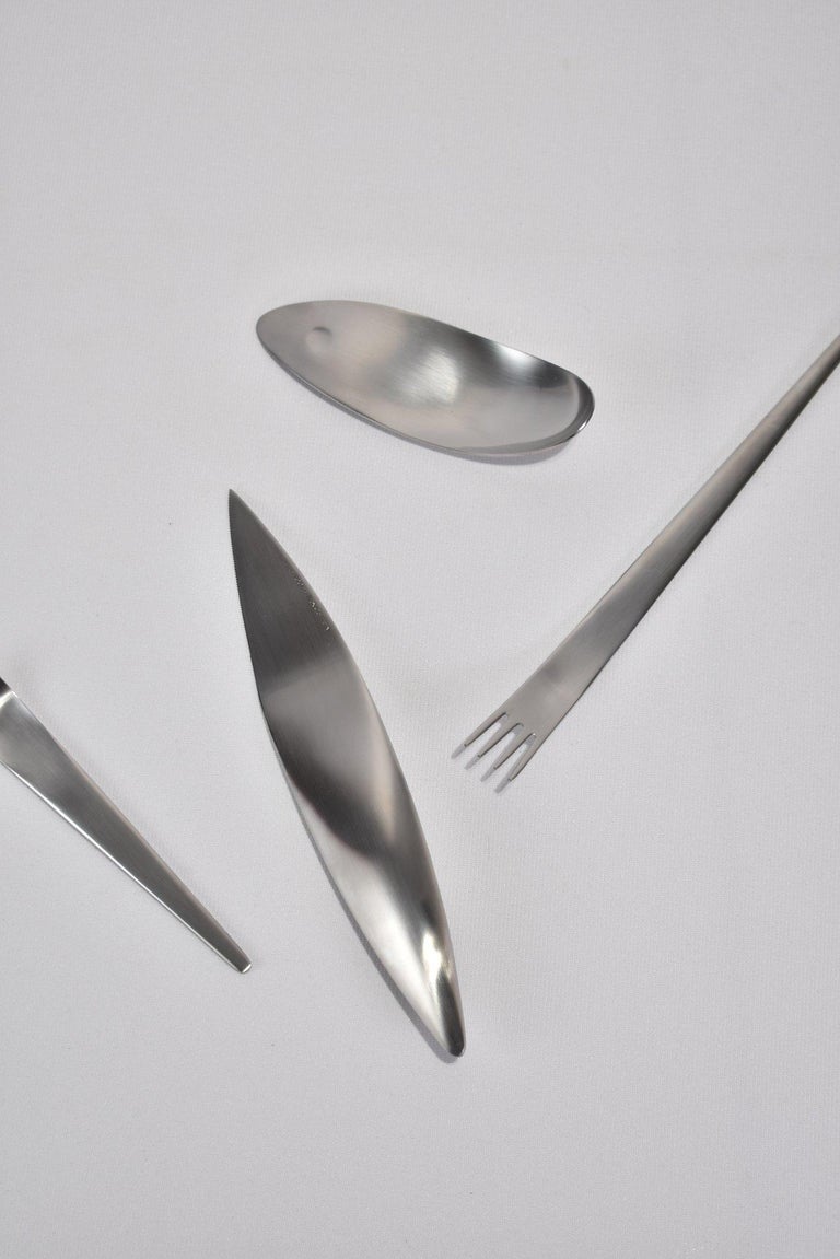 Mono Tools 4-Piece Flatware Set in Stainless Steel at 1stDibs