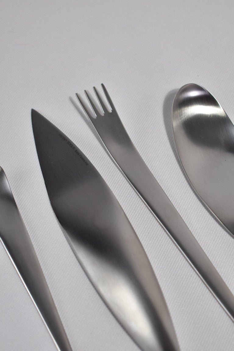 Mono Tools 4-Piece Flatware Set in Stainless Steel at 1stDibs