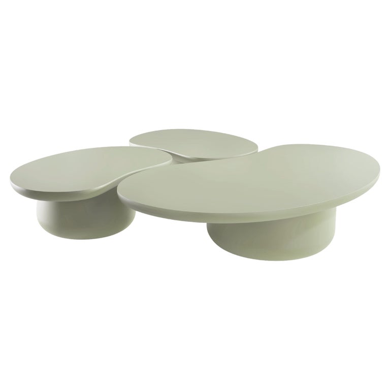 Monochrome Laghi Coffee Tables in Lacquered For Sale at 1stDibs