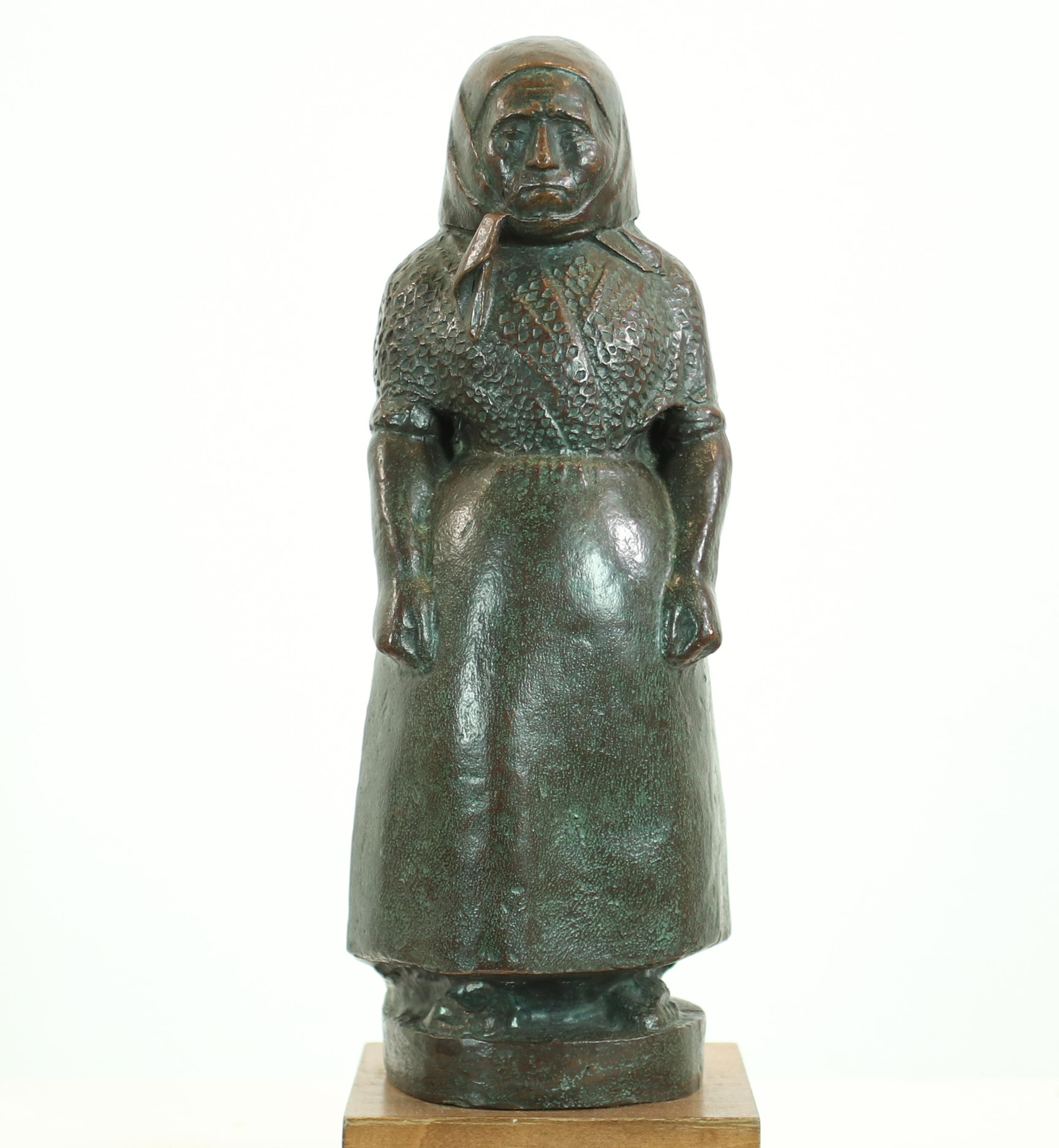 MONOLO HUGUE - MANOLO HUGUE Llovera. Bronze esculpture For Sale at 1stDibs