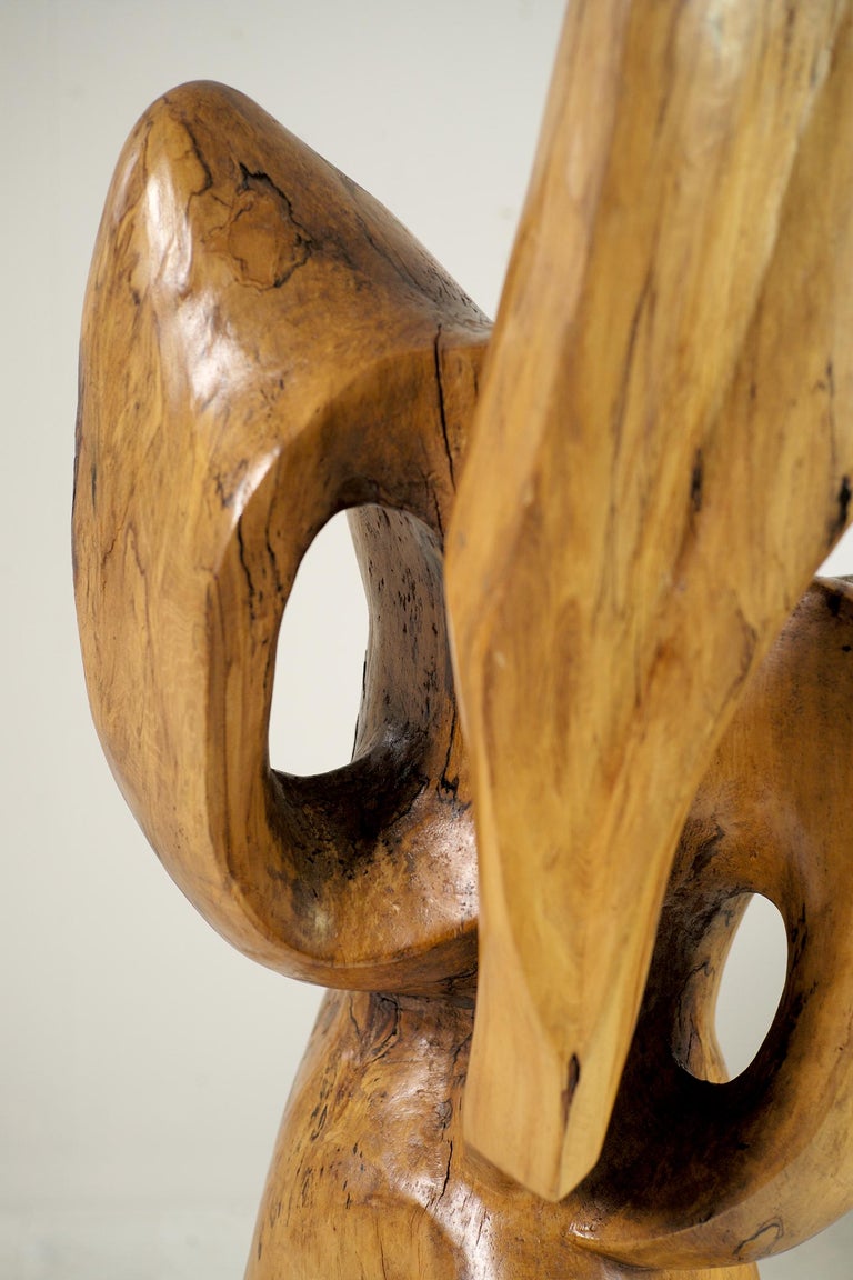 Monoxyl Sculpture, "Couple", 1960 For Sale at 1stDibs