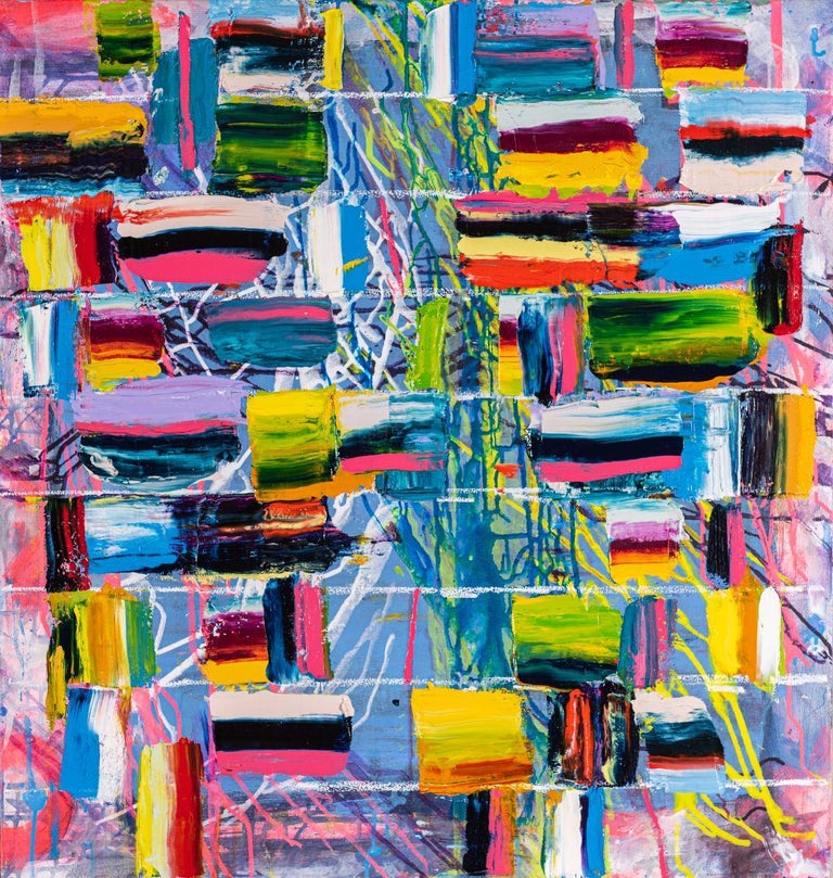 Monroe Hodder - Both Sides Now, bold bright colorful abstract, patterns ...