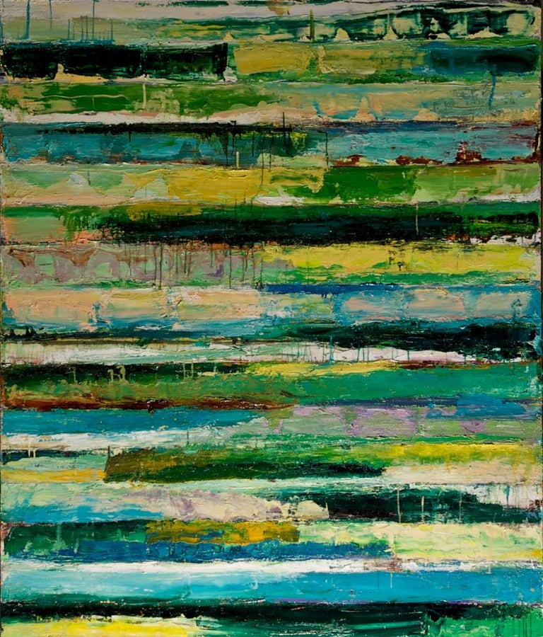 Monroe Hodder - Green Revolution-Monroe Hodder, American, Abstract ...