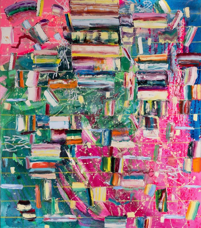 Monroe Hodder - Stairway to June-Monroe Hodder, American, Abstract ...