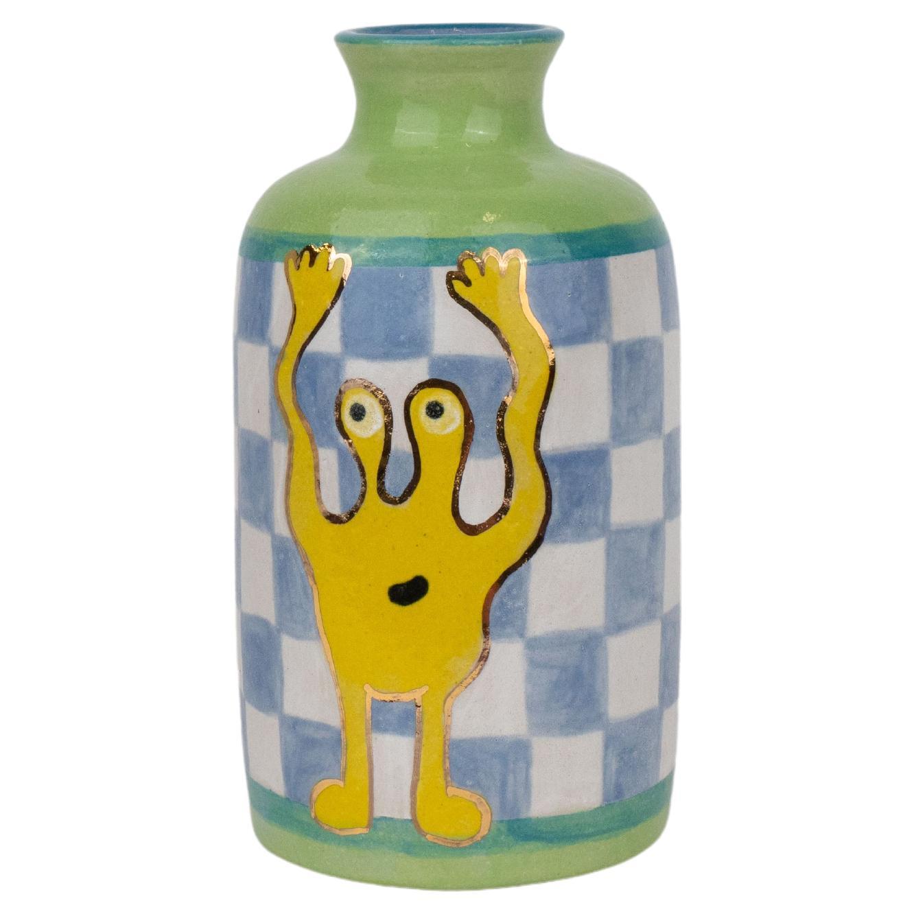 Monster Cylinder Vase For Sale at 1stDibs