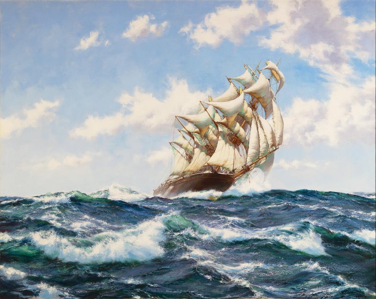 Montague Dawson - Onward - The Norman Court by Montague Dawson For Sale ...