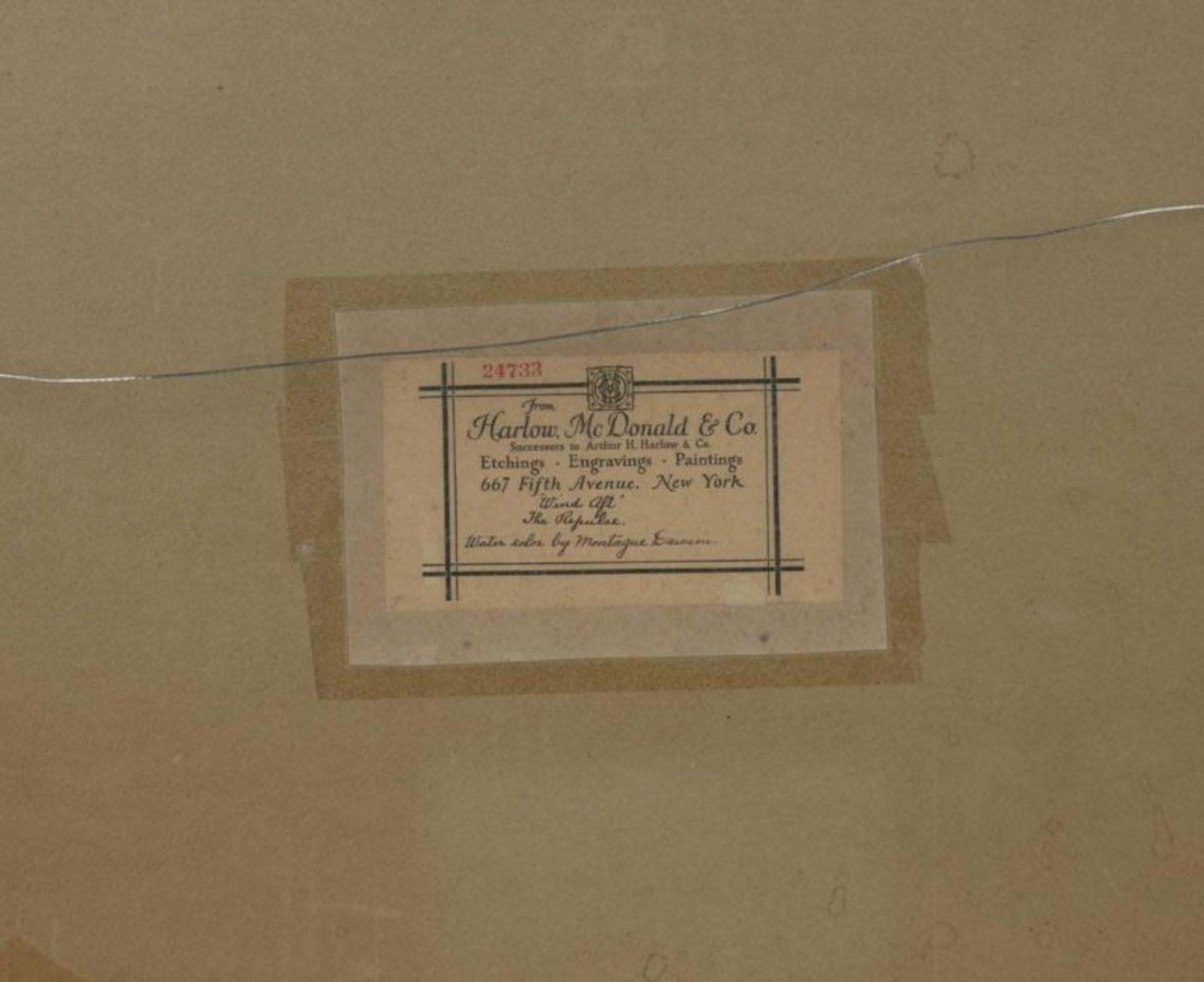 Montague Dawson: Wind Aft, The Repulse For Sale at 1stDibs