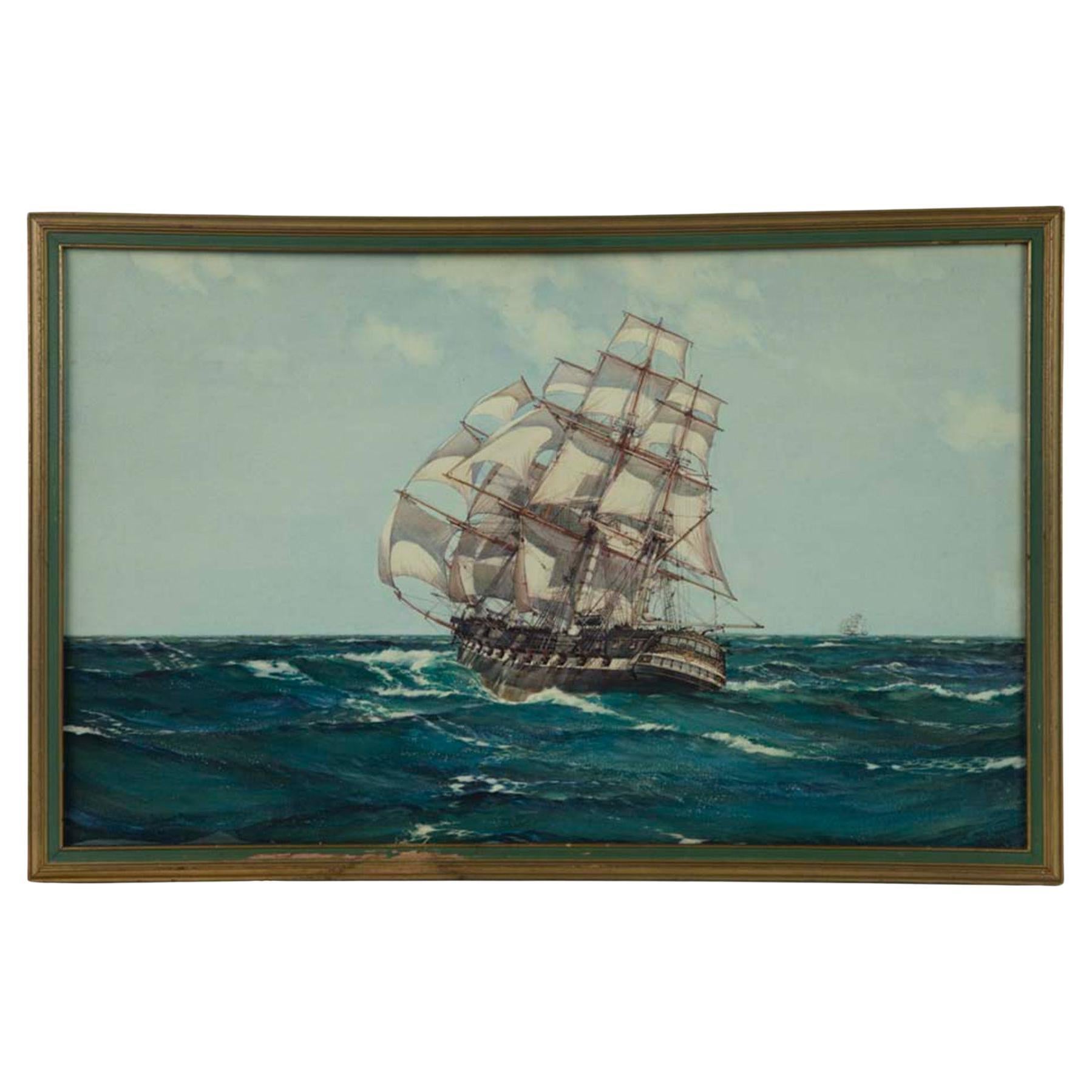 Painting by C. P. Montague at 1stDibs | cp montague artist, montague artist