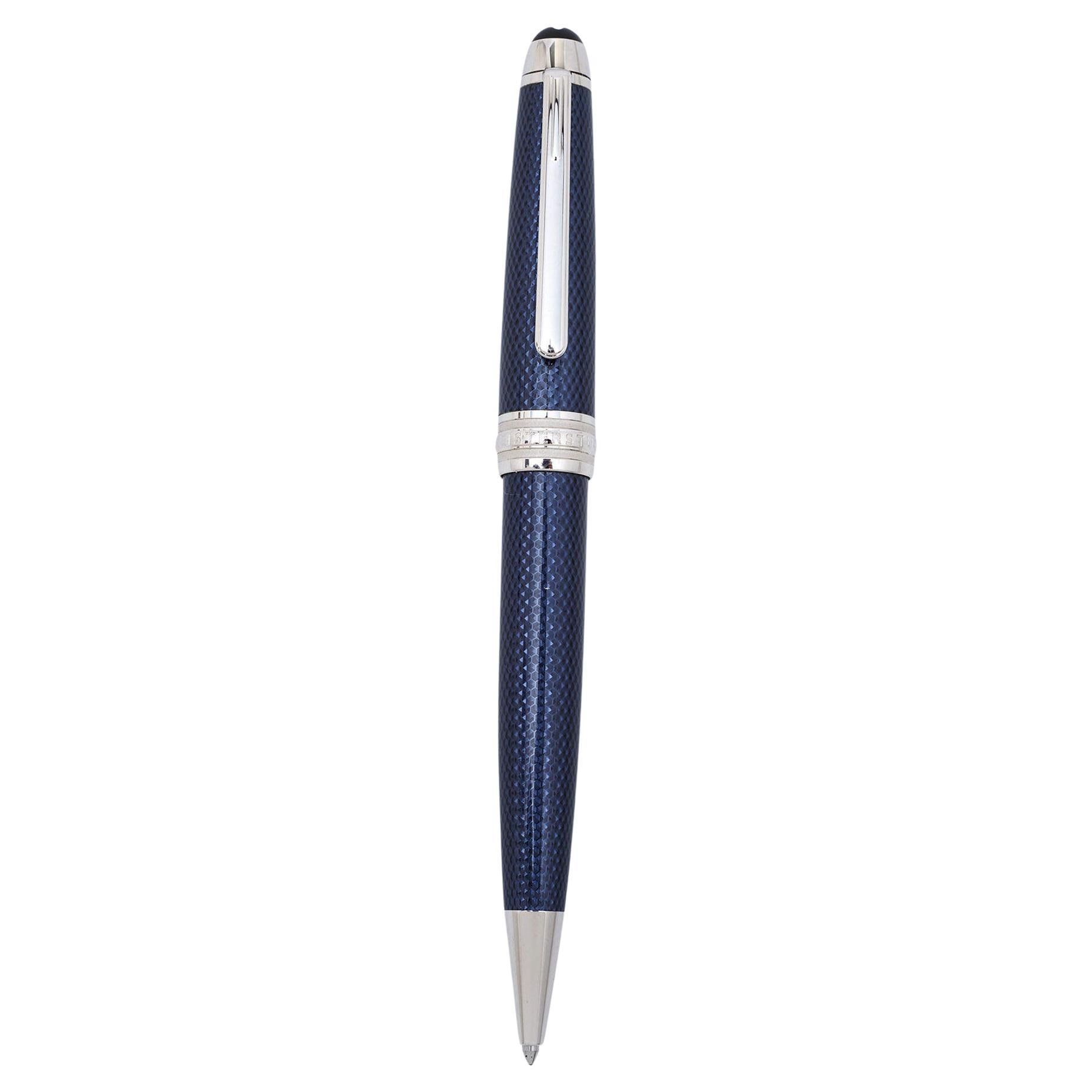Montblanc Meisterstuck Blue Hour Solitaire Midsize Blue Lacquer ...