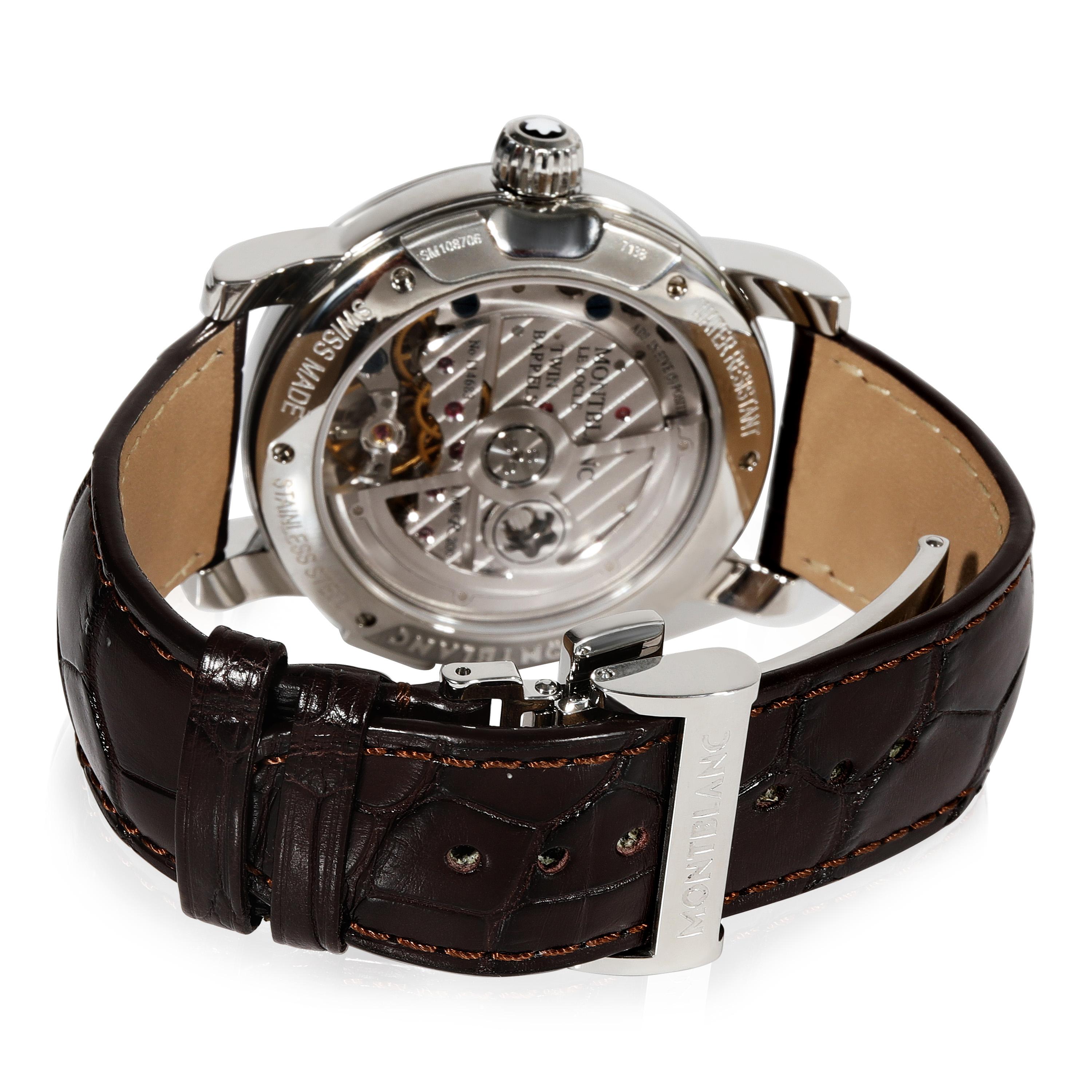 Montblanc Nicolas Rieussec Chrono 106487 Men's Watch in Stainless Steel ...