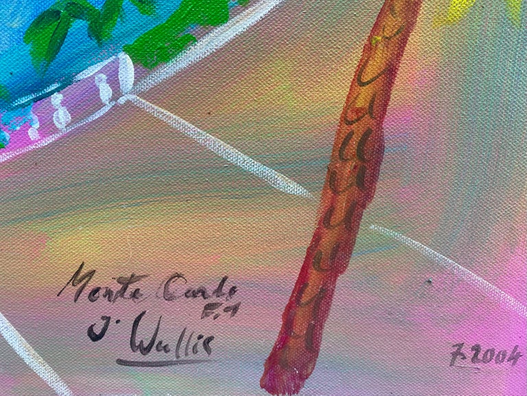 Monte Carlo, Jean Wallis, Jean Wallis 2004 Acrylic on Canvas For Sale ...