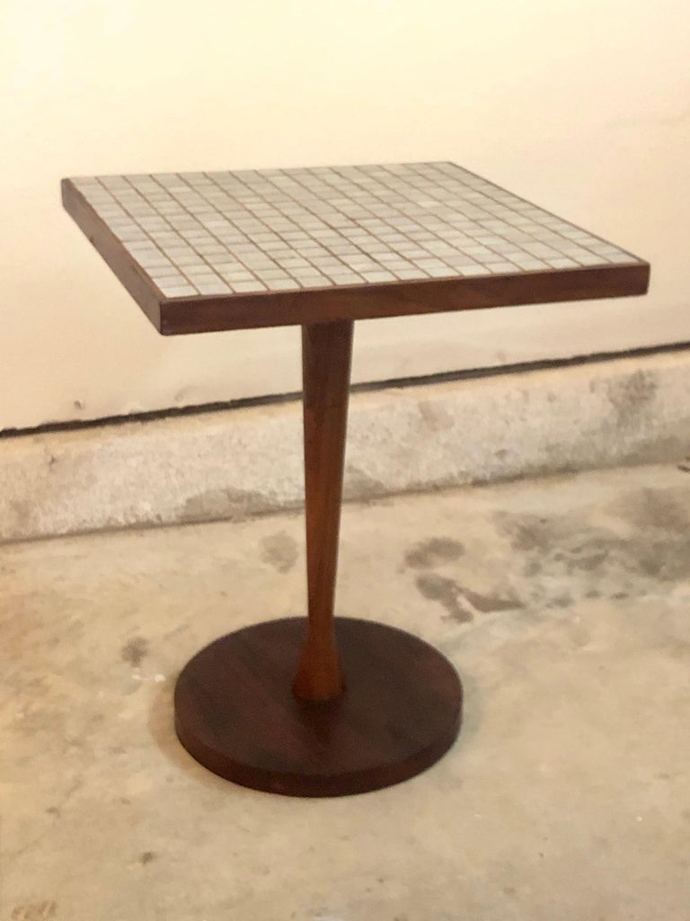 "Monte Carlo" Tile Top End Table at 1stDibs