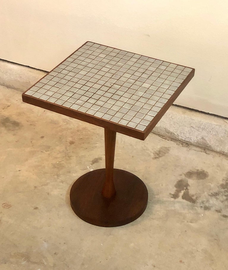 "Monte Carlo" Tile Top End Table at 1stDibs