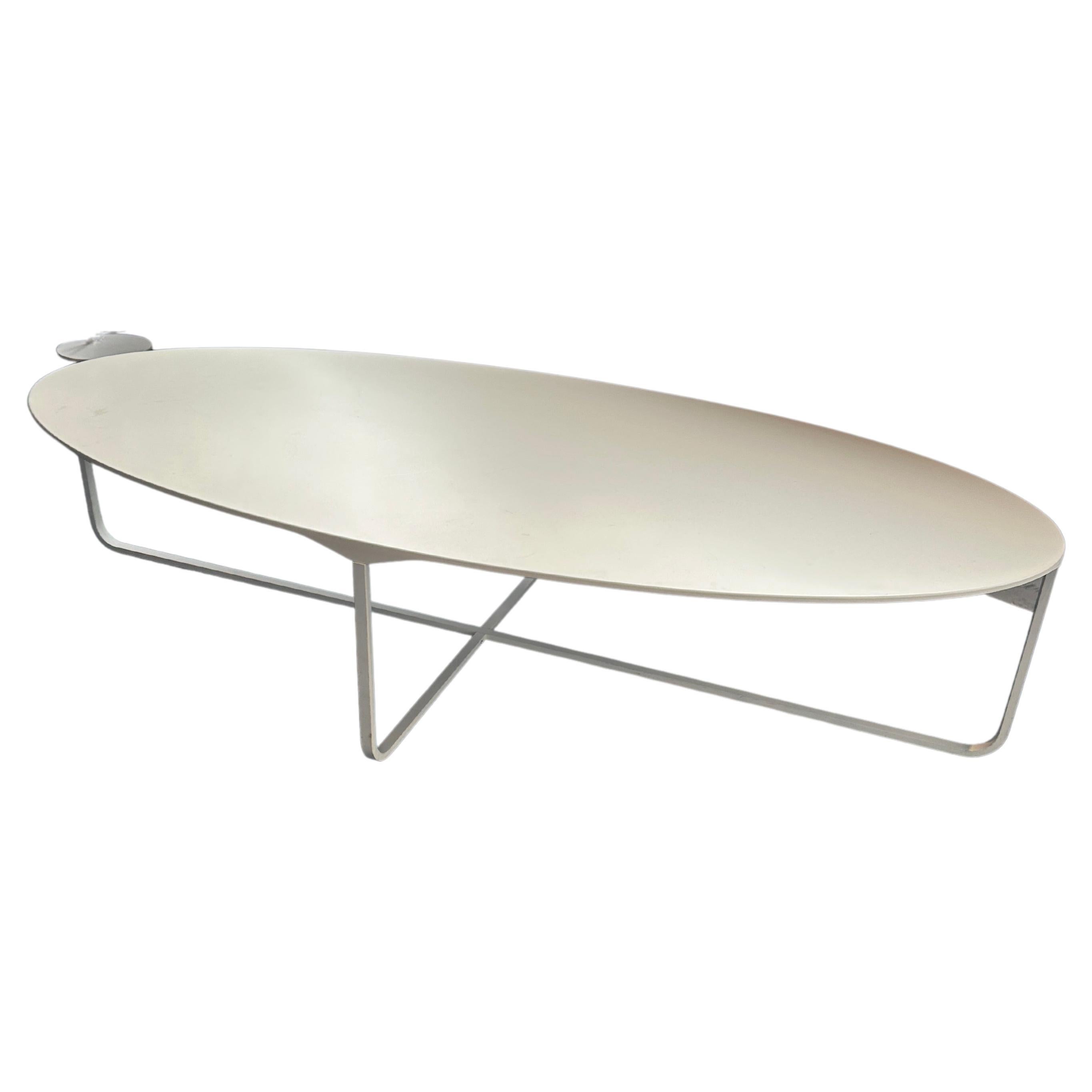 Montis White Oval Flint Coffee Table by Gert Batenburg in STOCK For ...