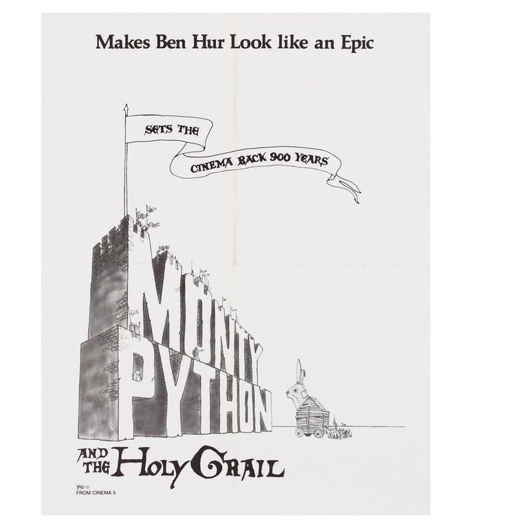 Monty Python and the Holy Grail 1975 U.S. Mini Film Poster For Sale at ...