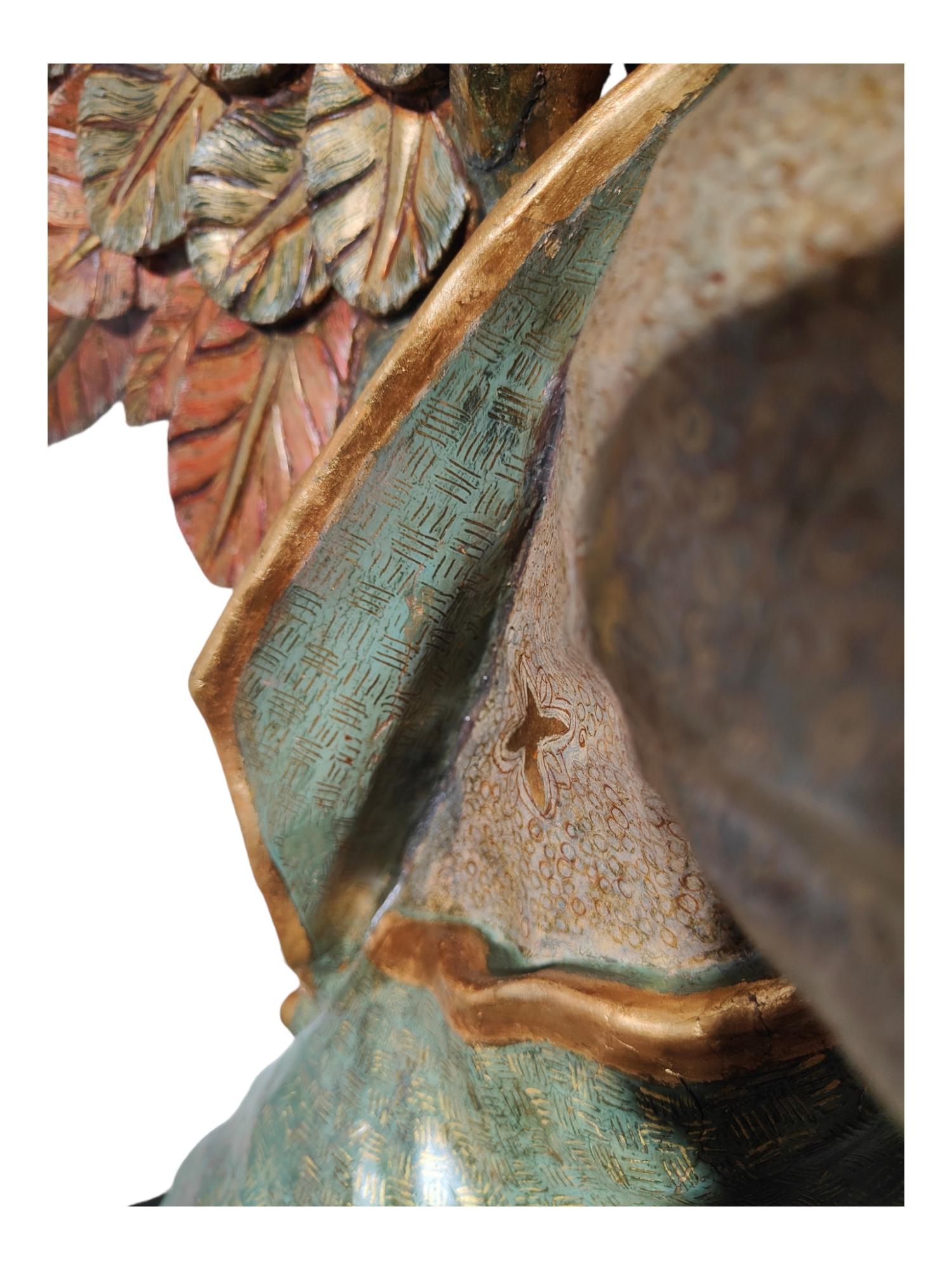 Monumental 17th Century Angel For Sale at 1stDibs