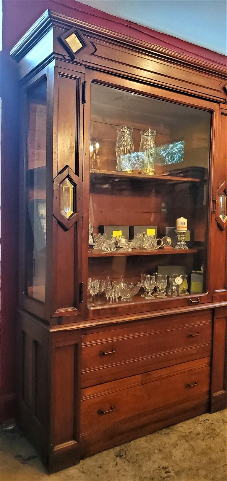 Monumental 19th Century Masonic Display Cabinet from South Dakota For ...