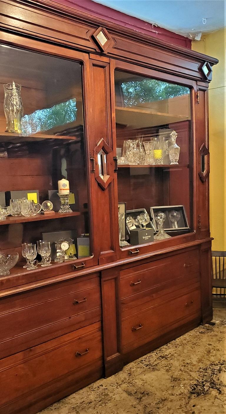 Monumental 19th Century Masonic Display Cabinet from South Dakota For ...