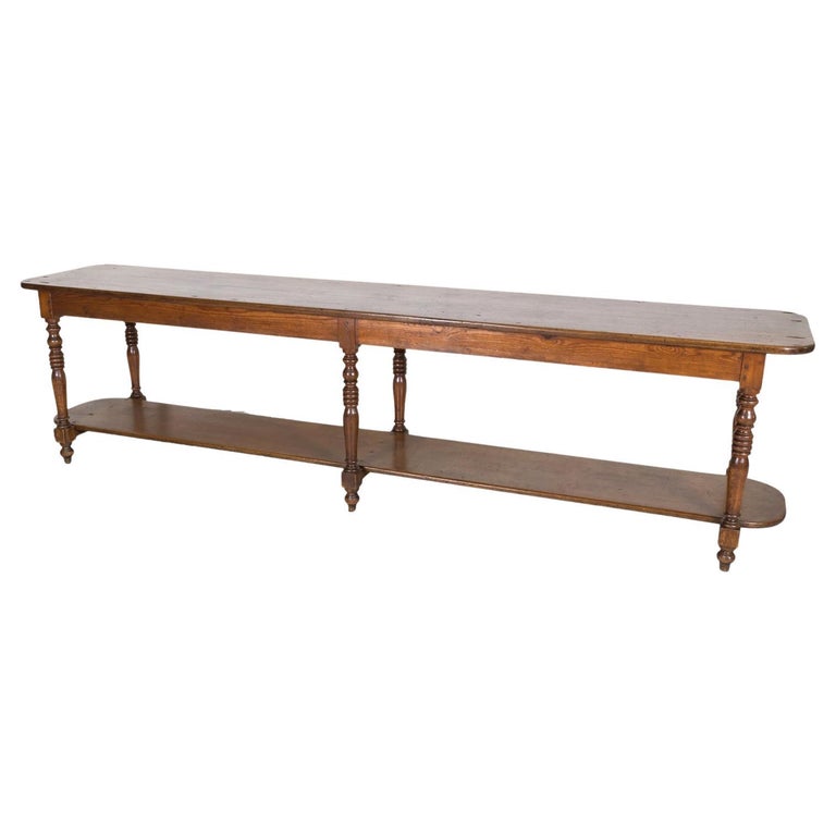 Monumental 19th Century French Louis Philippe Period Draper Table For ...