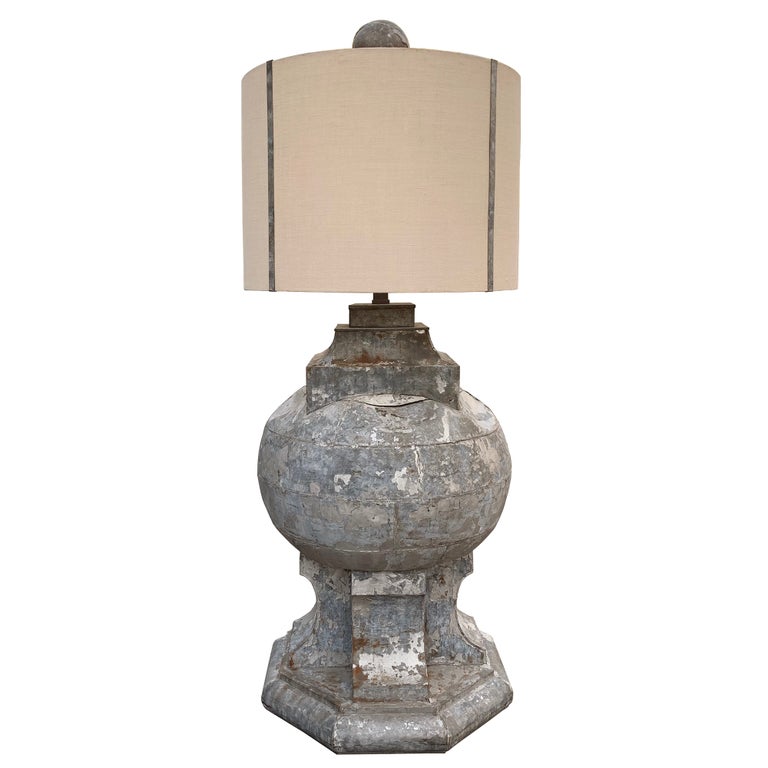 Monumental Zinc Architectural Salvage Building Spire Floor Lamp at ...
