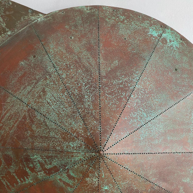 Monumental Patinated Bronze Wall Sculpture by Eugene Sturman at 1stDibs