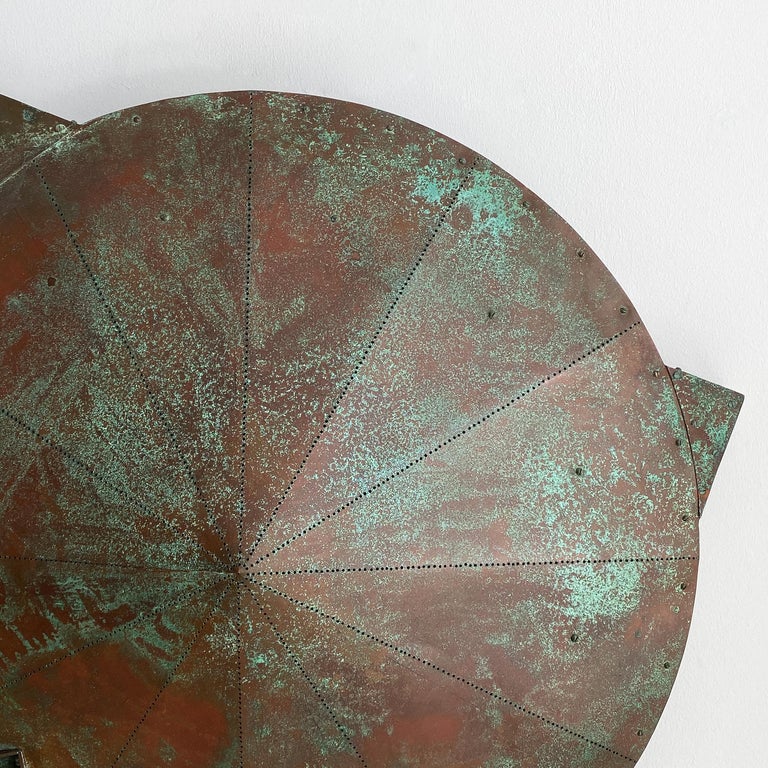 Monumental Patinated Bronze Wall Sculpture by Eugene Sturman at 1stDibs