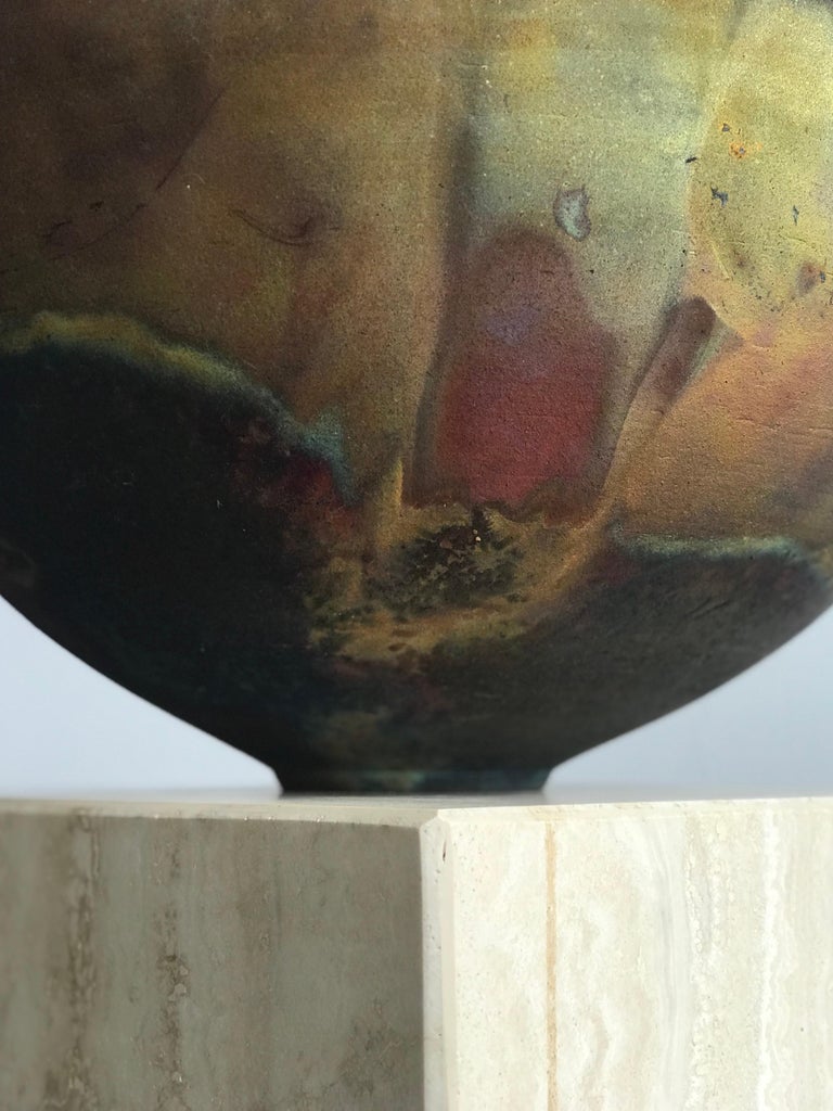 Monumental Abstract Raku Pottery Sculpture, Signed at 1stDibs | raku ...