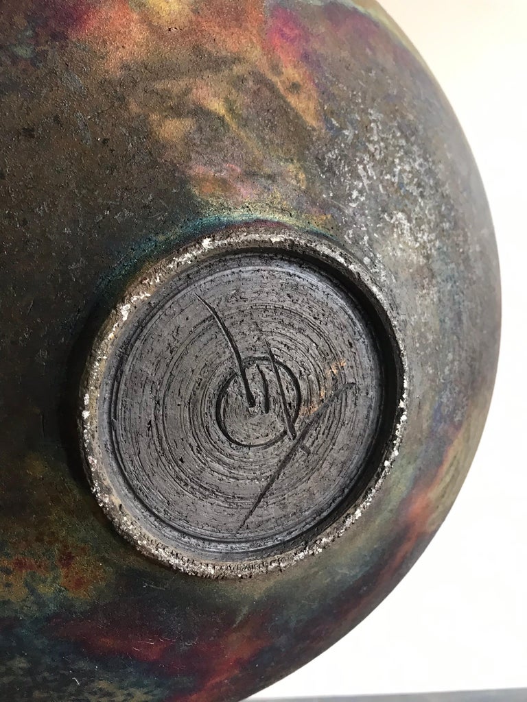 Monumental Abstract Raku Pottery Sculpture, Signed at 1stDibs | raku ...