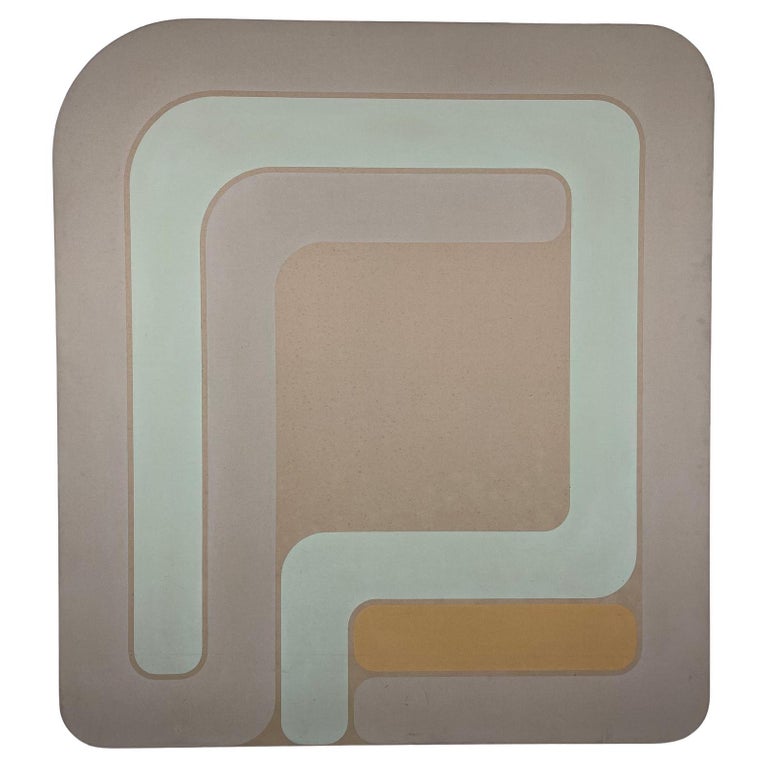 Monumental Acrylic on Canvas Linear Series by Roy O.Anderson ...