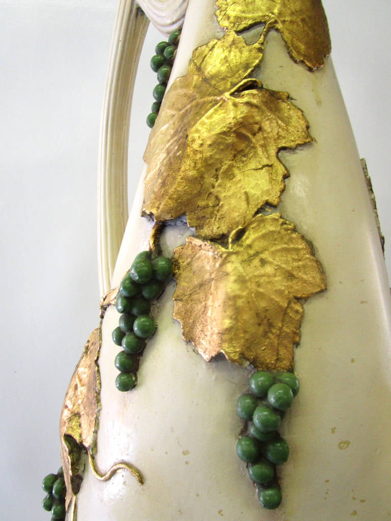 Monumental and Rare Table Lamp with Greek Motif For Sale at 1stdibs