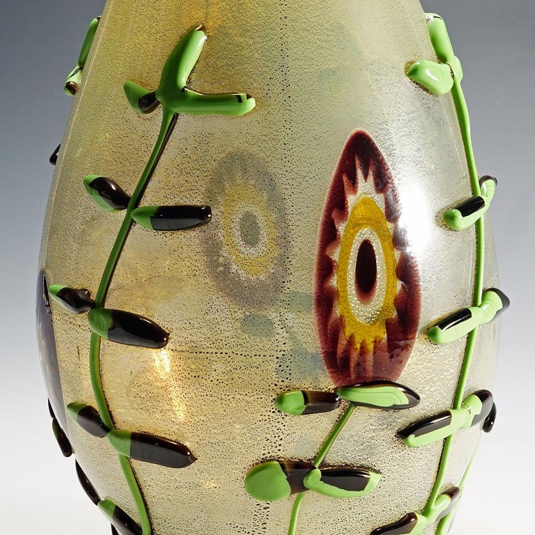 Monumental Art Glass Vase by Licio Zanetti, Murano, circa 1970s For ...